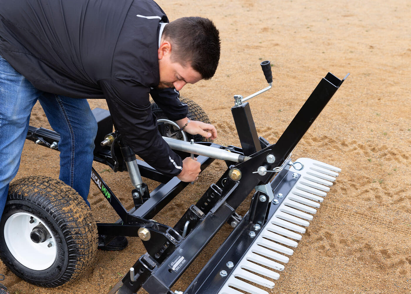 Force Rascal MVP | Multipurpose Pull-Behind Infield Groomer