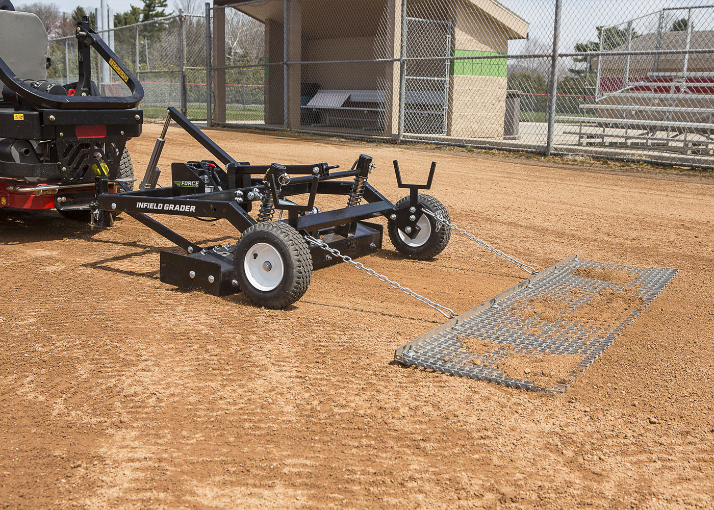Pull-Behind Groomers | Ideal for Ball Fields | UTV or Mower Compatible
